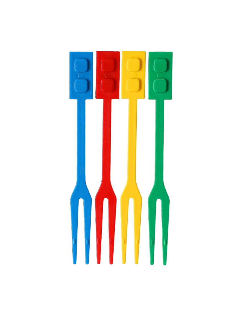 Building Block Plastic Forks | MINISO
