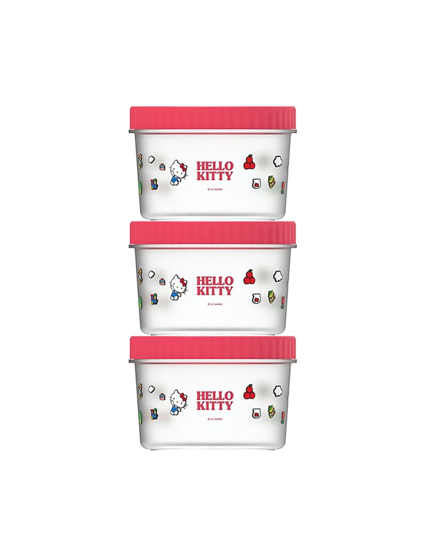 Hello Kitty Food Storage Container 3pcs | MINISO