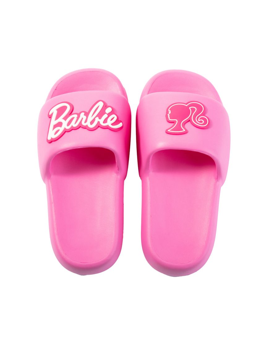 Barbie Pink Bath Slippers for Women (39|40) | MINISO