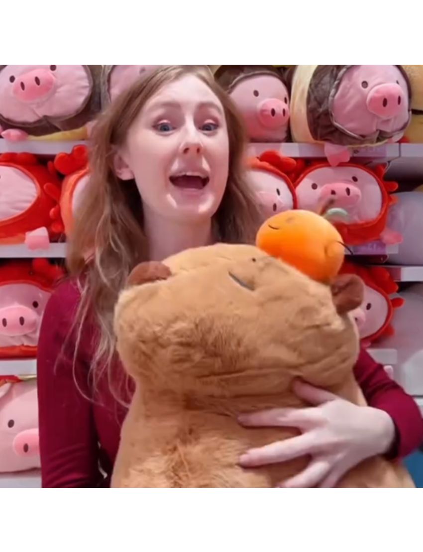 Capybara Standing 50cm Large Plush Soft Toy | MINISO