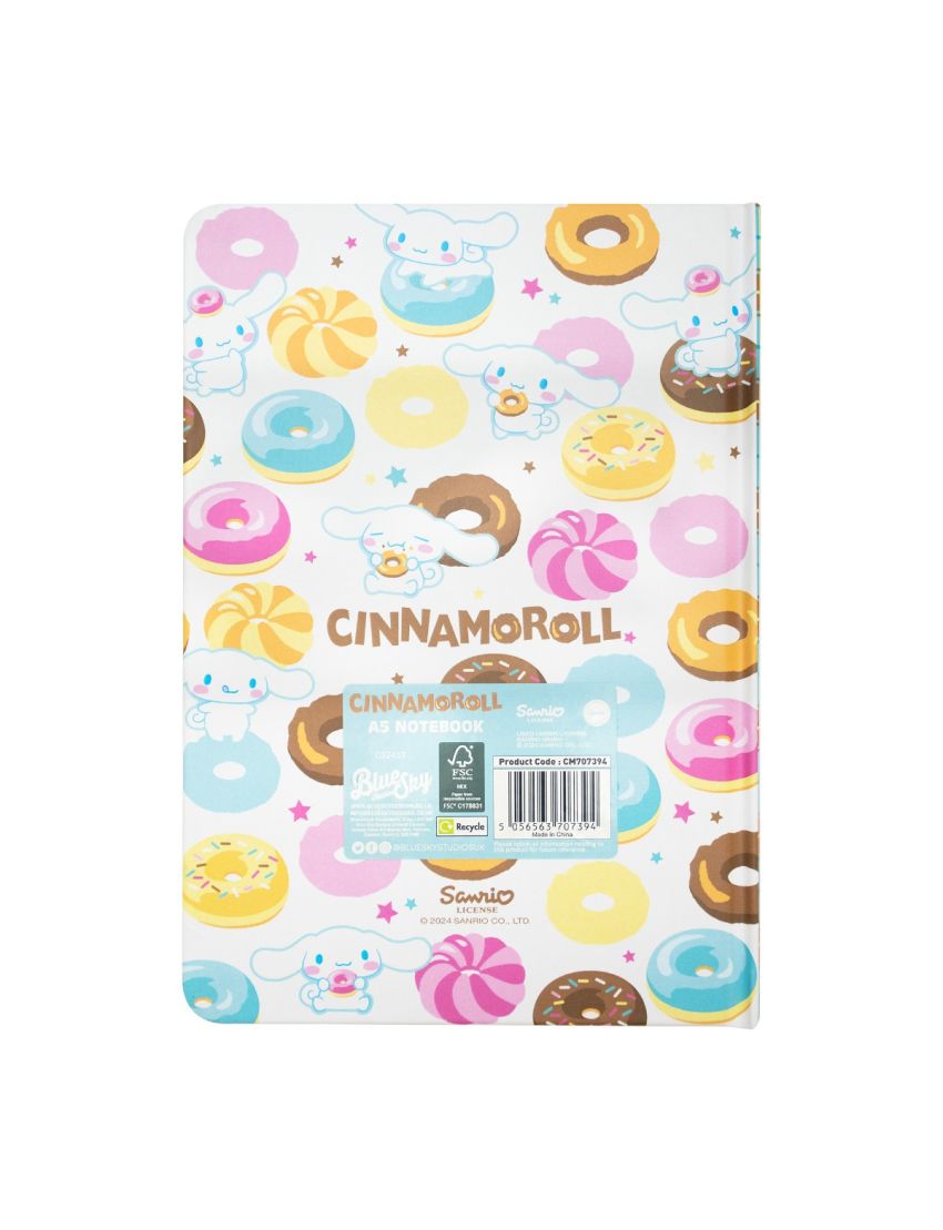 Cinnamoroll Donuts Hardcover Notebook | MINISO