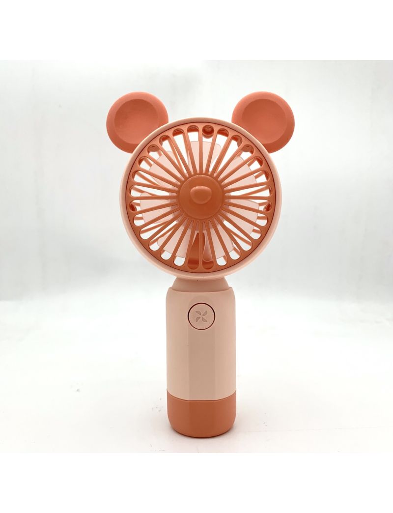 Portable Mini Handheld Fan 500mAh Bear | Pink | MINISO