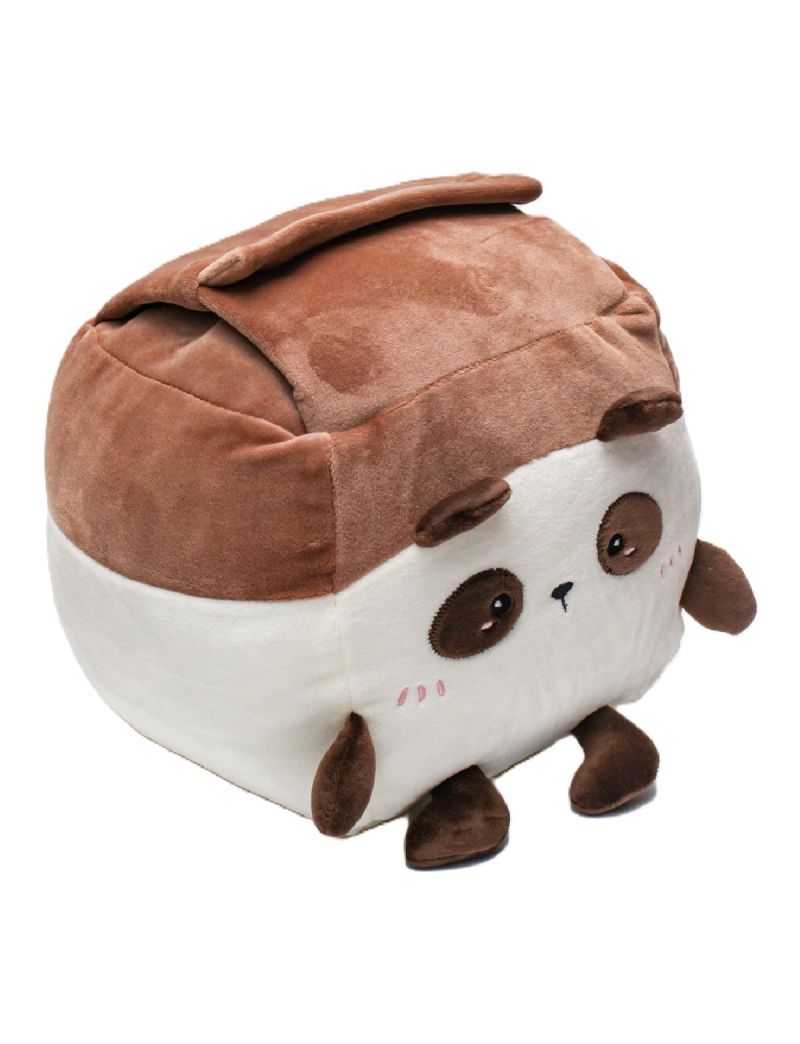 Panda Breakfast Series Chocolate Milk Cartons Plush Soft Toy | MINISO