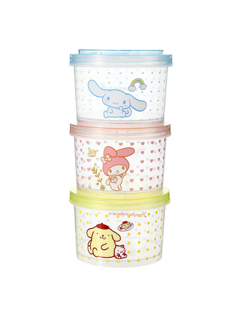 Sanrio Set of 3 Stackable Bento Boxes | MINISO
