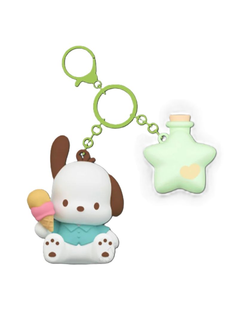 Sanrio Pochacco Beach Series LED Light-up Keychain | MINISO