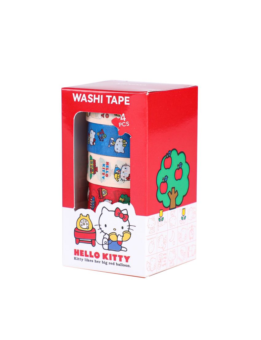 Sanrio Hello Kitty Fun School Season Series Adhesive Tape (4 Rolls) PDQ ...