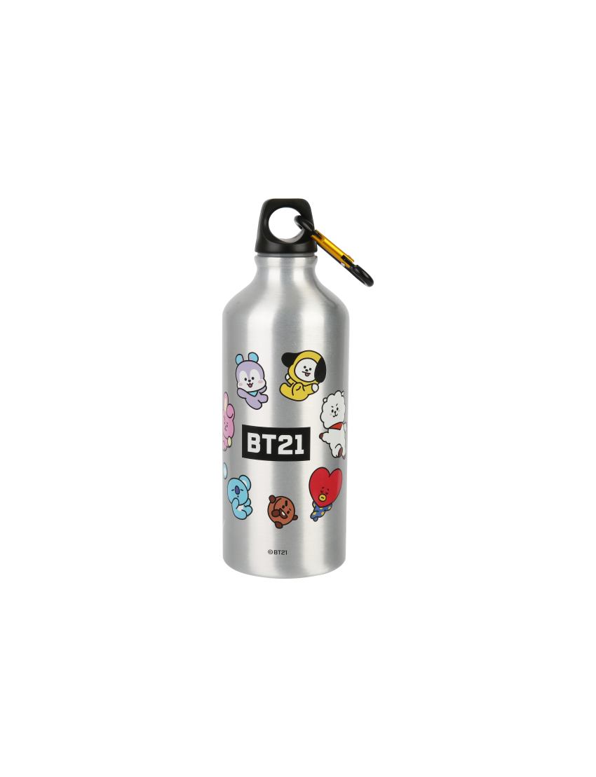 BT21 Collection Aluminium Bottle With Handle 640ml | MINISO