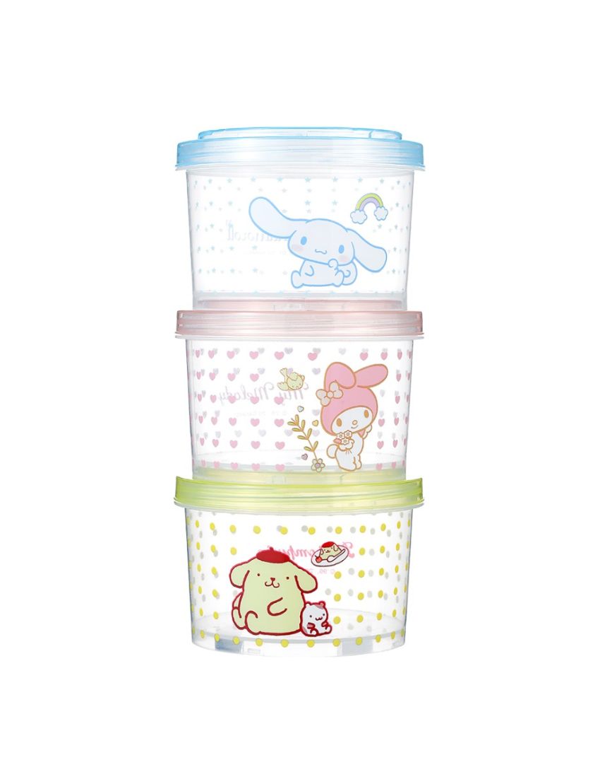 Sanrio Set of 3 Stackable Bento Boxes | MINISO
