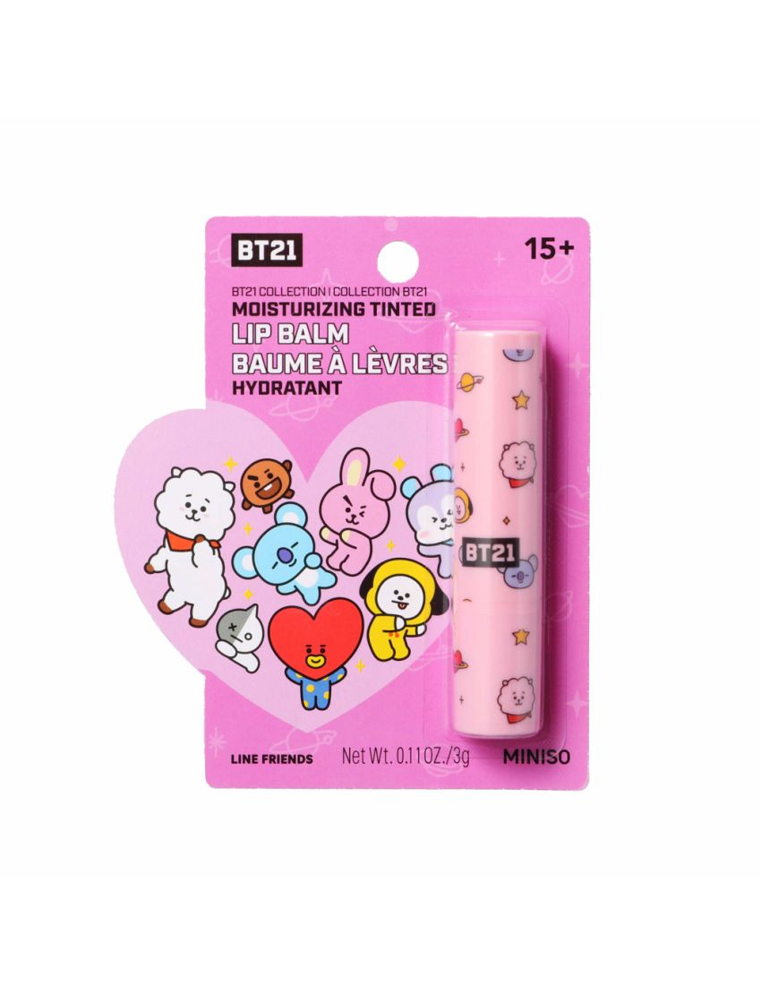 BT21 Collection Moisturizing Tinted Lip Balm | MINISO