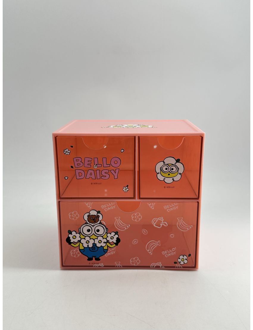 Daisy Minions Collection 3 Drawer Storage Box | MINISO